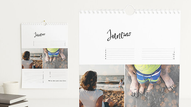 Fotokalender für 2021 mit eigenen Fotos gestalten und drucken lassen