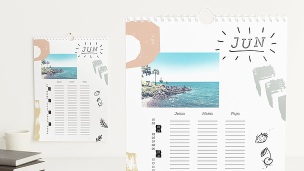 Fotokalender für 2020 mit eigenen Fotos gestalten und drucken lassen