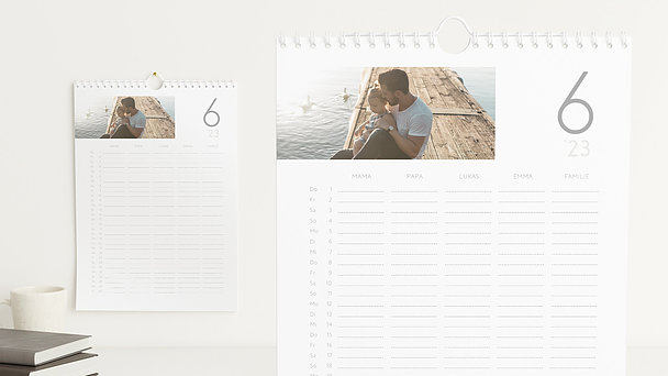 Fotokalender für 2021 mit eigenen Fotos gestalten und drucken lassen