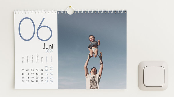 Fotokalender für 2021 mit eigenen Fotos gestalten und drucken lassen