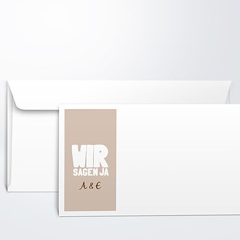 Hochzeit | Umschläge mit Design
